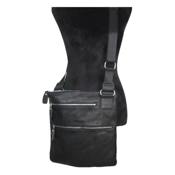 margot | Bags | Margot Black Leather Messenger Bag | Poshmark